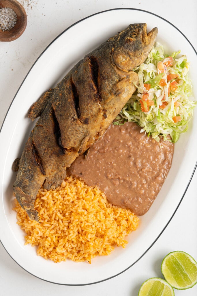 Mojarra Frita (Whole Fried Fish) | Salima's Kitchen