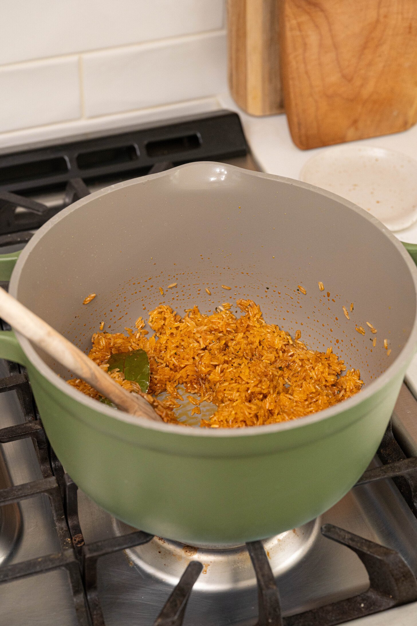 Arroz Con Habichuelas (Rice with Pinto Beans) | Salima's Kitchen