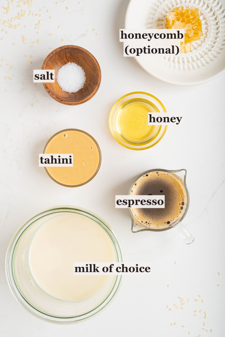 Salted Tahini Honeycomb Latte (Maman Copycat) | Salima's Kitchen